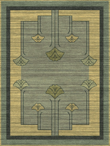 Art Ginkgo Stickley Rug (RU-1455)
