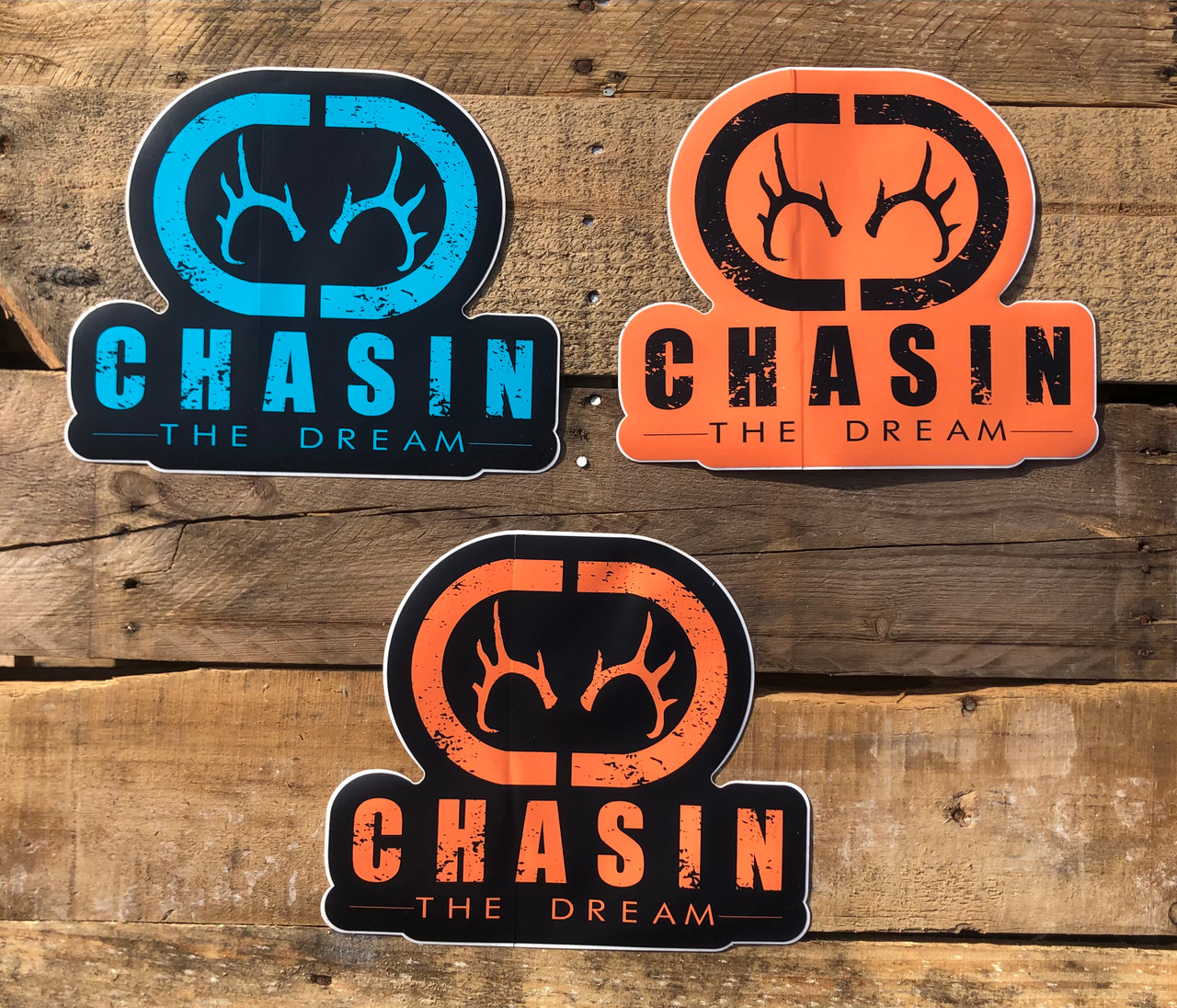 Chasin the Dream Logo Sticker - Large - Stock & Rod Co