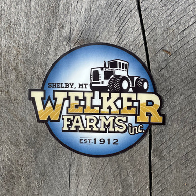 Welker Farms Logo Sticker - Farm Focused