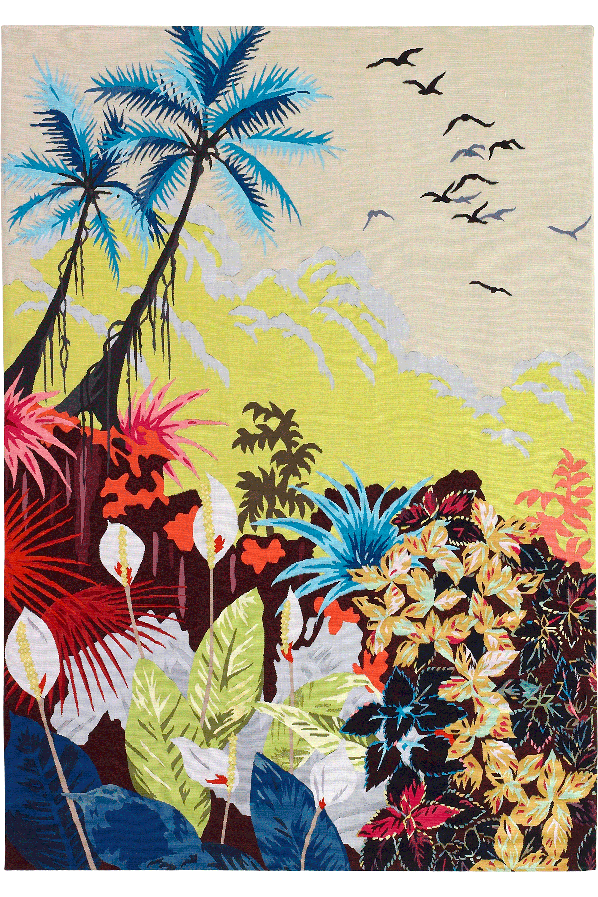 Fantastic Journey Multi wallhanging by Fiona Curran