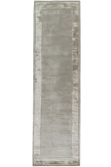 Silk Border Order Grey Runner rug by Farrow & Ball