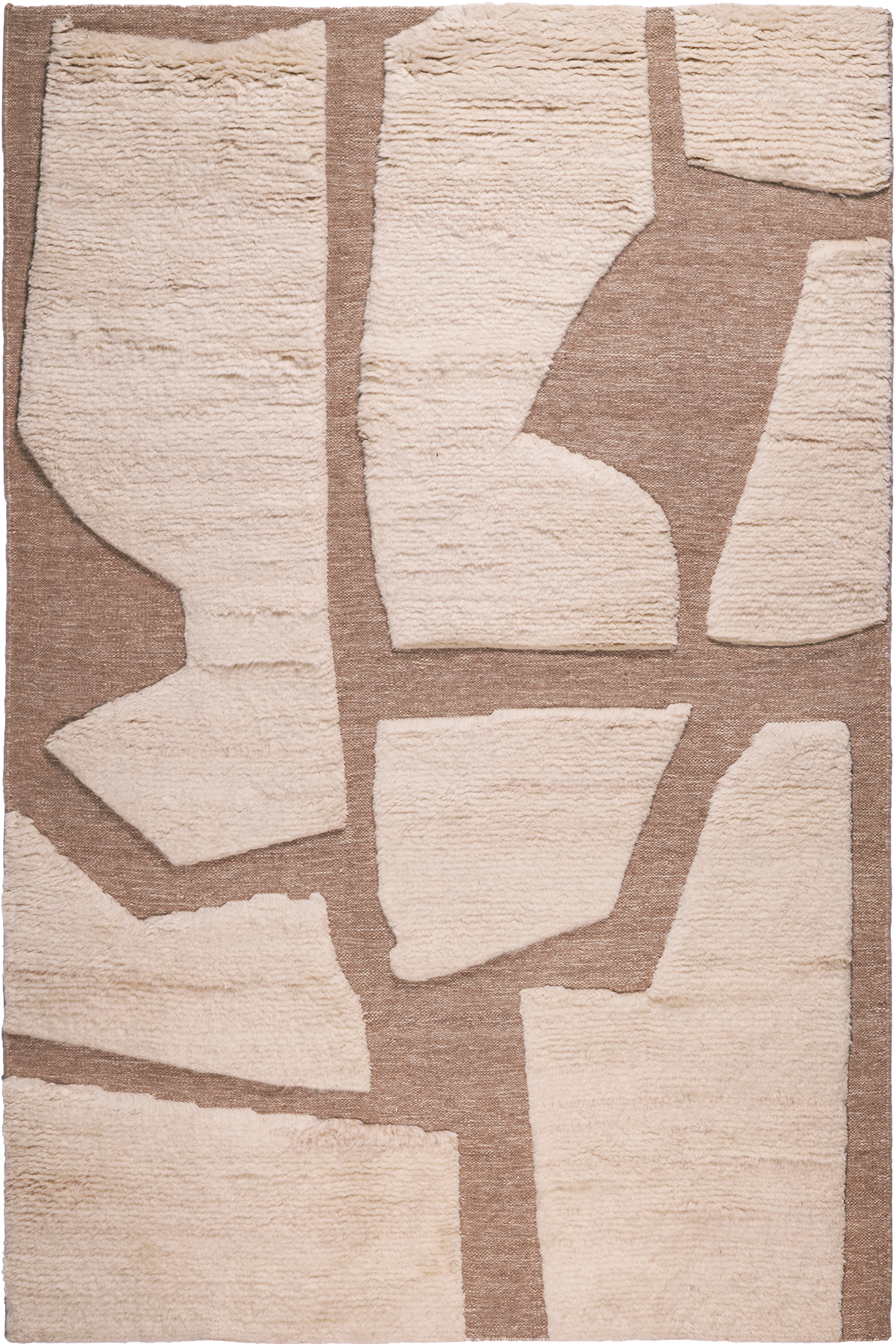 Fossil Tan Wool Cut Pile rug