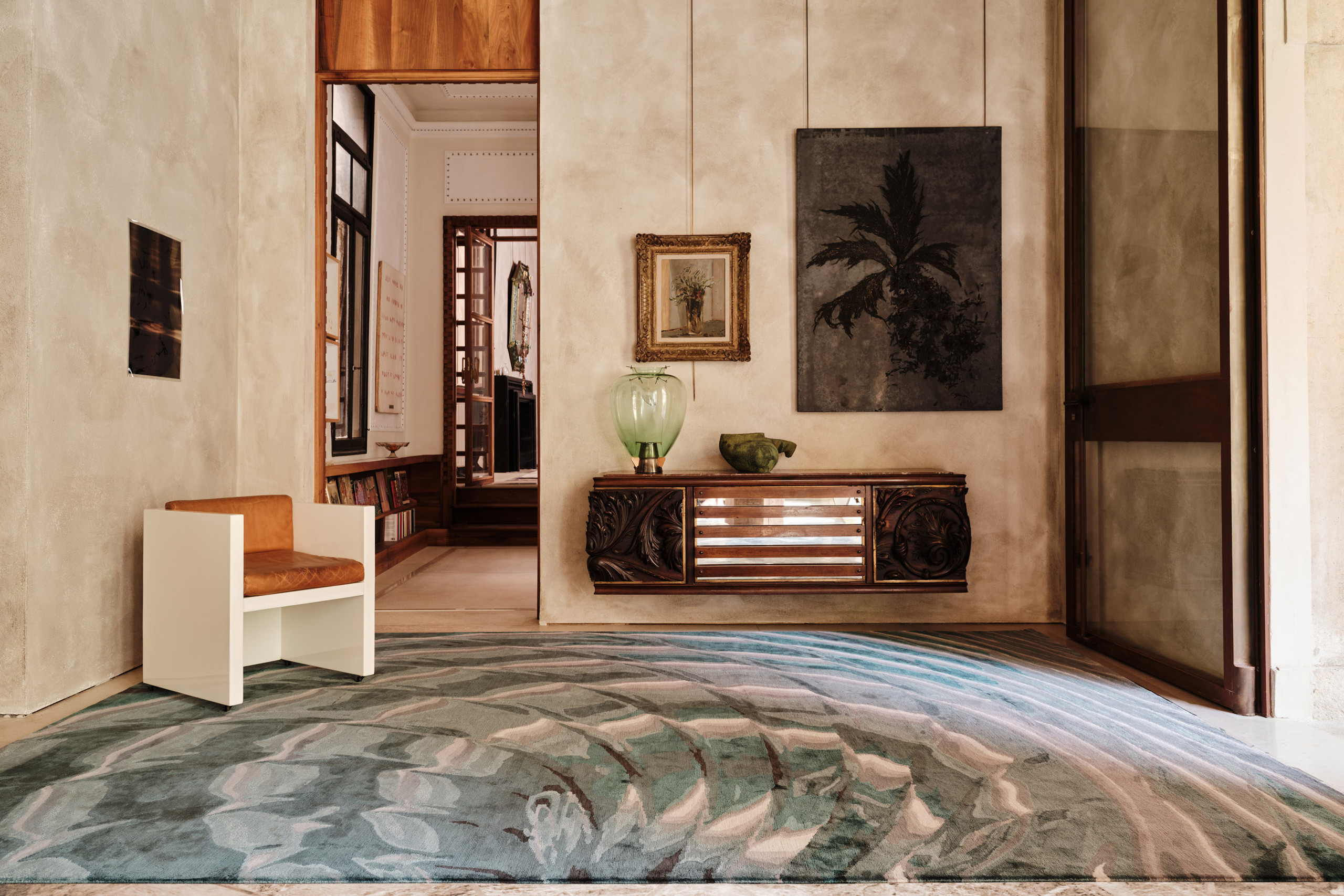 River rug by Chihuly