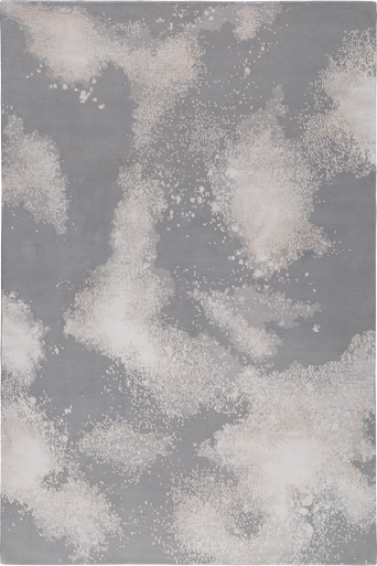Alpine Neutral Grey Abstract Wool & Silk rug by The Rug Company