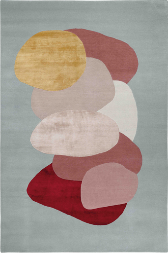 Gem Multicoloured Wool & Silk Rug