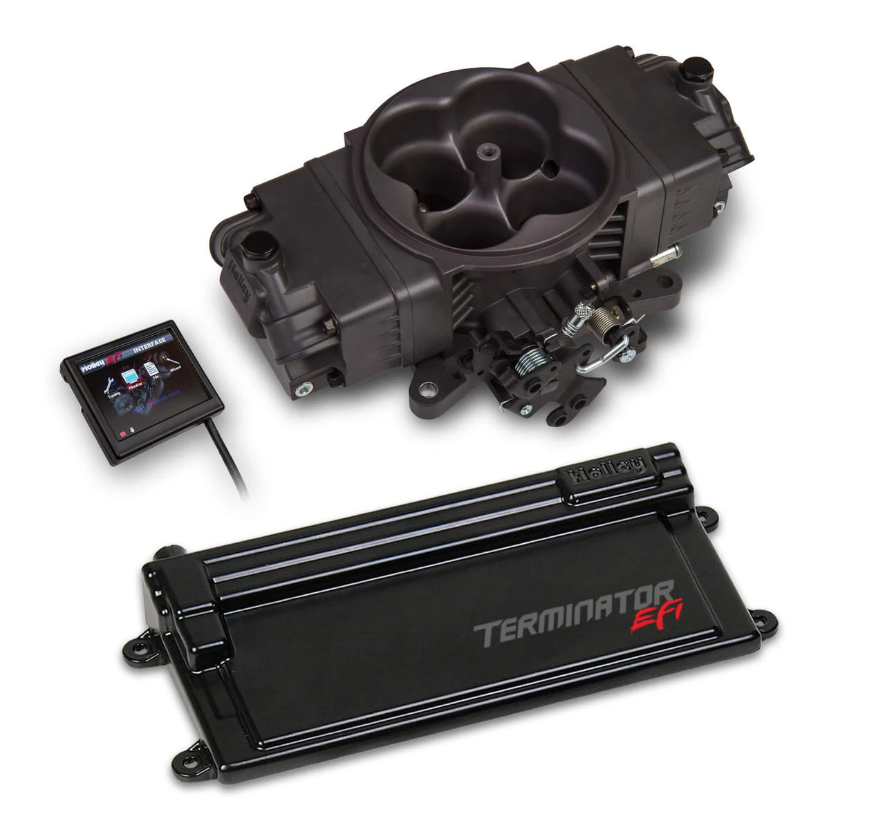 Holley Terminator Stealth Efi With Gm Transmission Control - Hard Core Gray