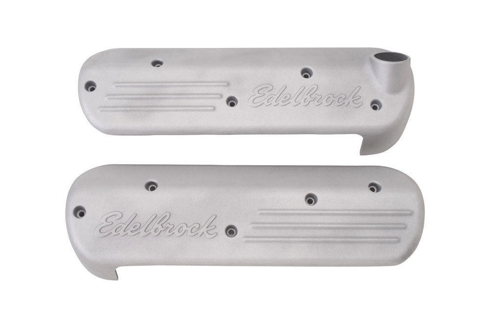 Edelbrock Satin Finish Ls Series Coil Covers - 3-3/8" Height