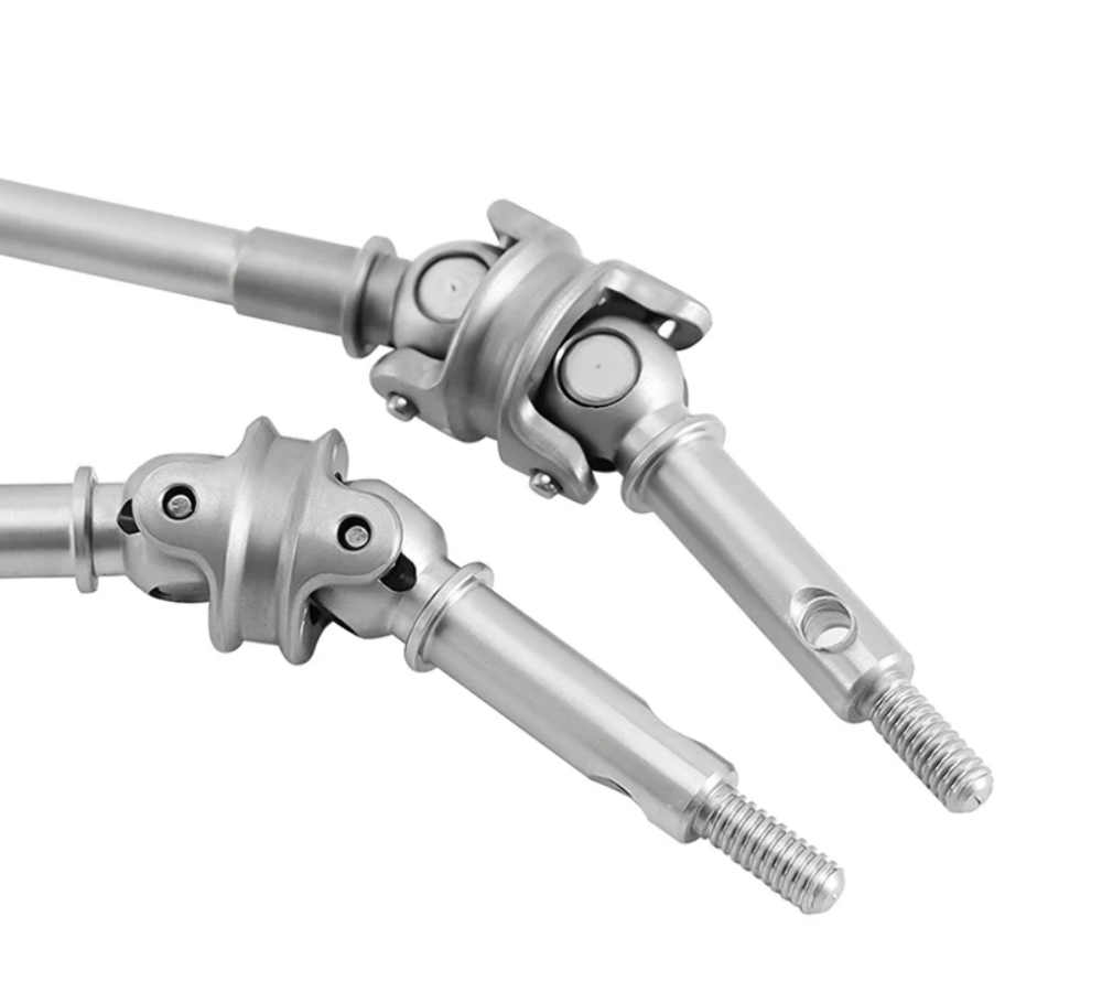 INJORA +4mm Double Joint Shafts SCX24 ProSteer & Planet Front Axle ...
