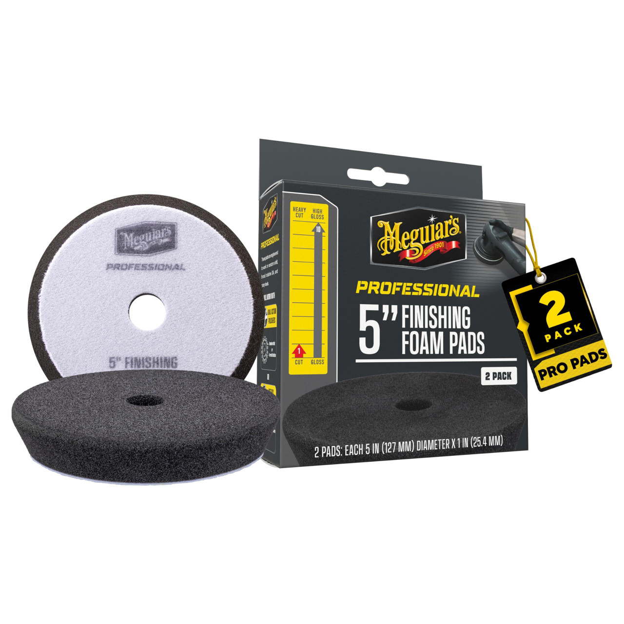 Meguiar's 5" Finishing Foam Pads Use To Apply A Car Wax To Protect 2 ...