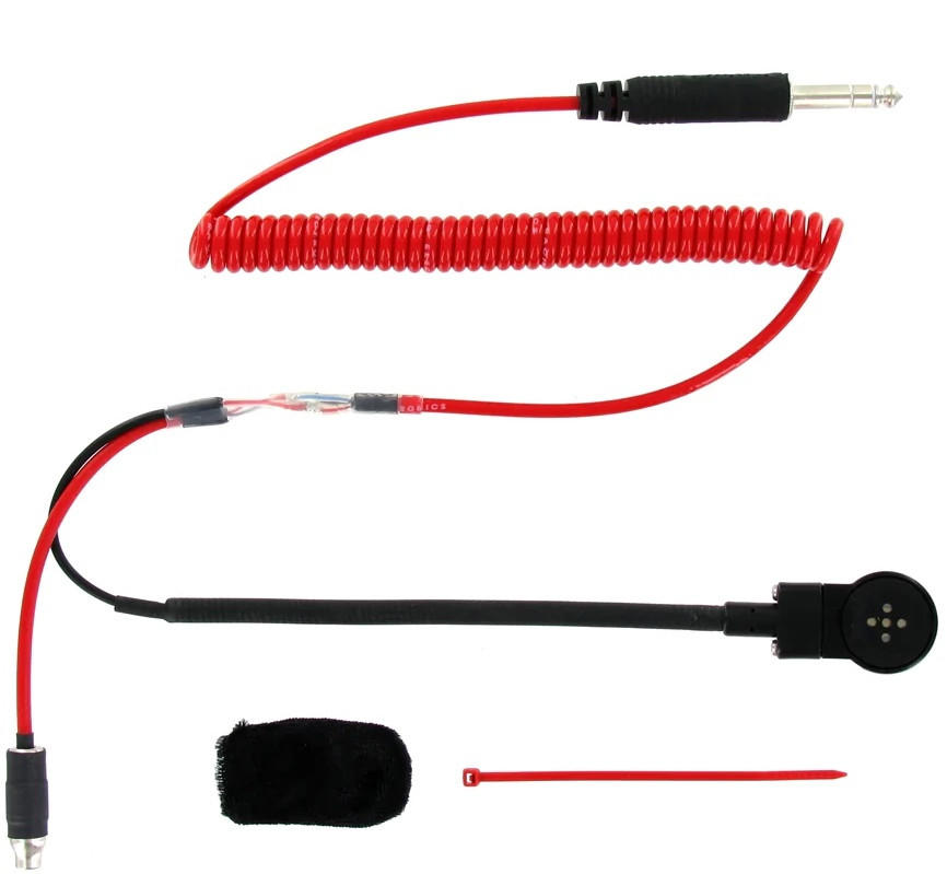 Racing Electronics Standard Flex Boom Mic With Nascar Style 3 Conductor ...
