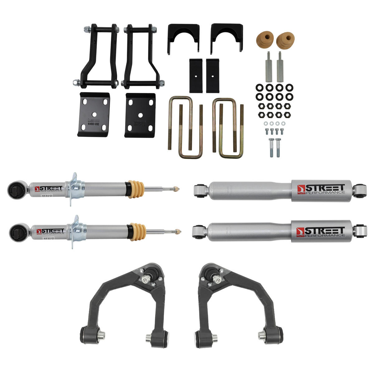 Belltech 19-23 Ford Ranger 2Wd Complete Lowering Kit