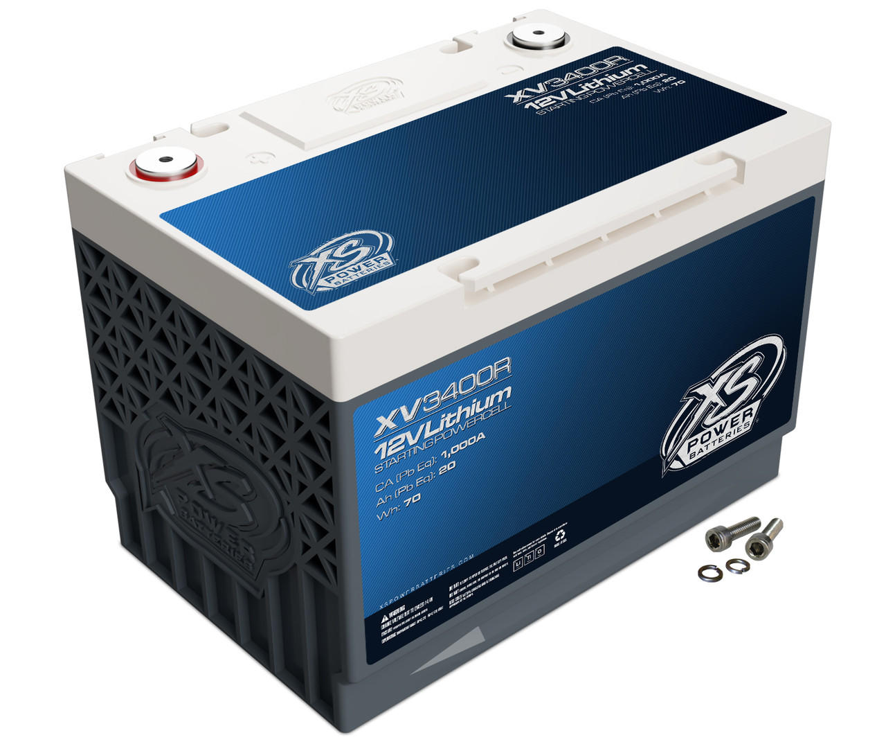 Xs Power Battery Lithium Titan8 Xv Series 12 Volt Battery 1000 Ca Xv3400r