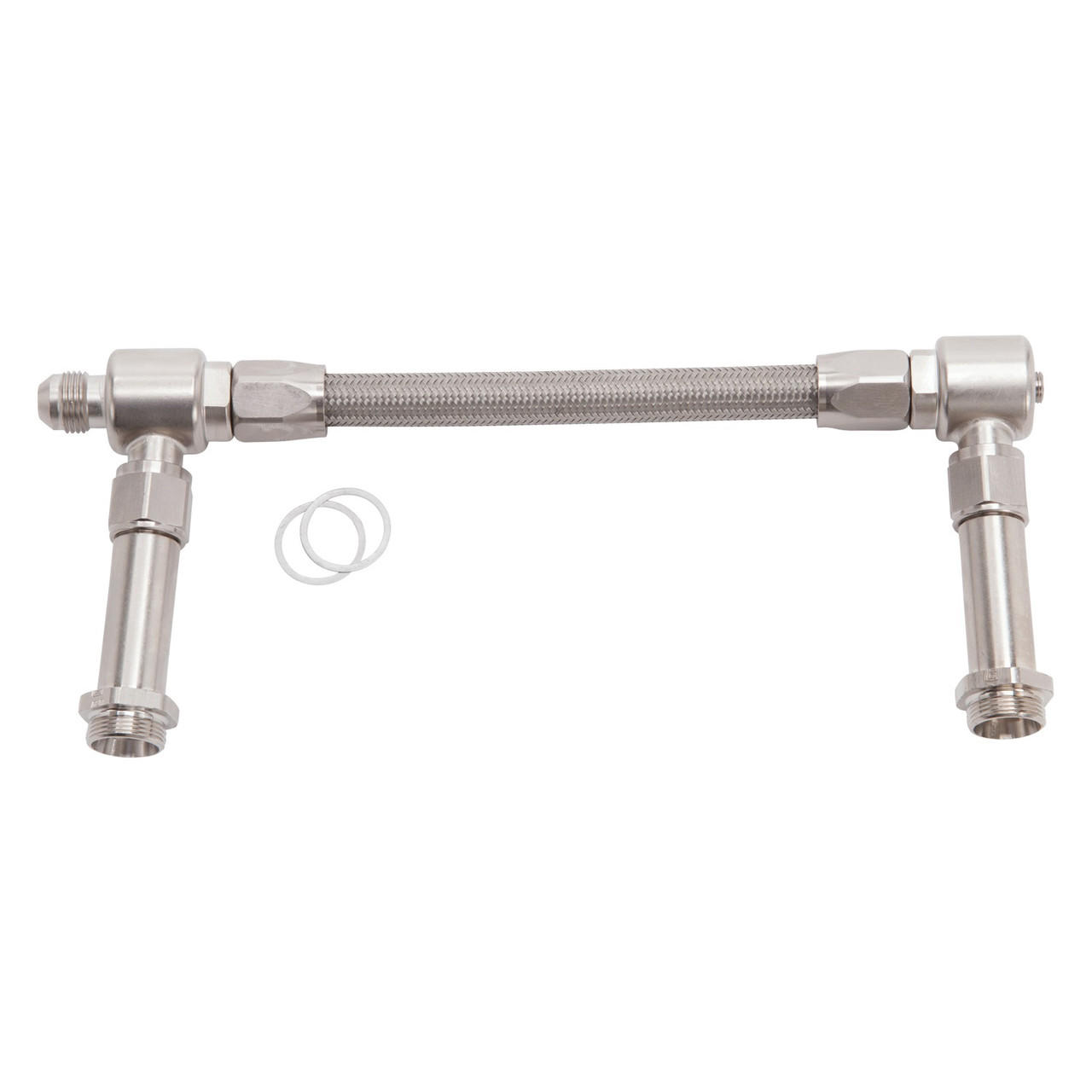 Russell #8 Dual Inlet Fuel Line Kit-Holley 4150 Carbs