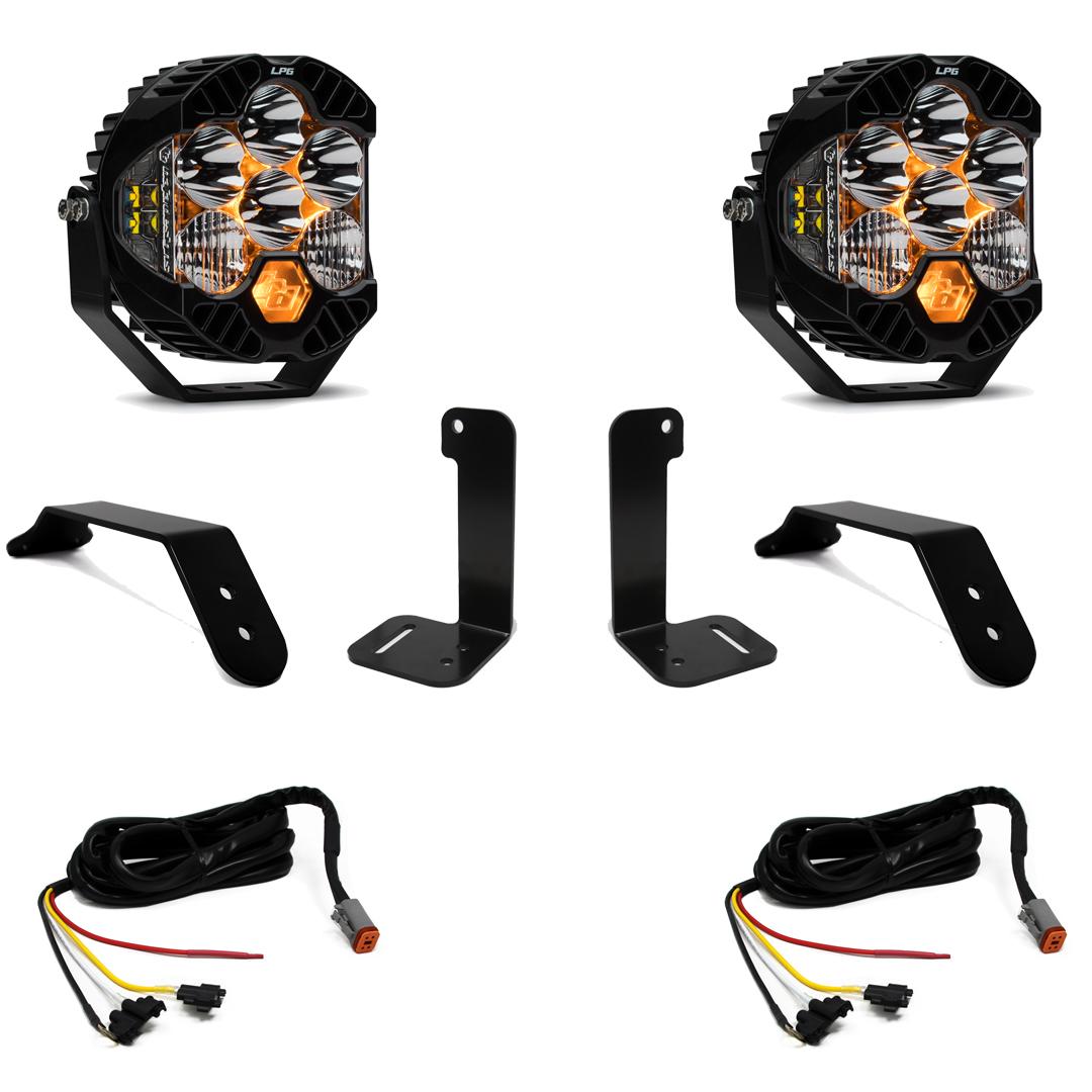 Baja Designs 18-24 Jeep Wrangler Jl Lp6 Pro Bumper Light Kit With ...