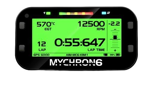 Aim Sports Mychron6 Karting Dash And Data Logger (Includes Cylinder ...