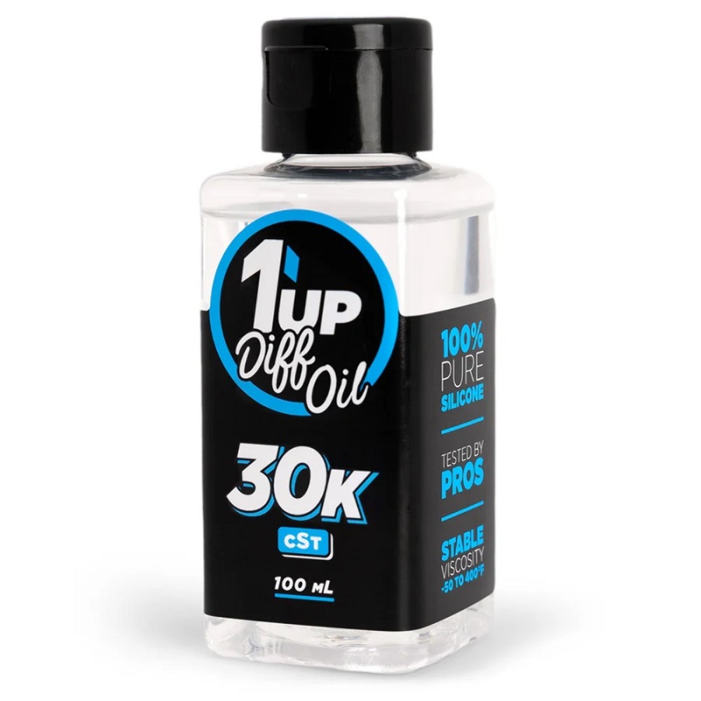 1UP Racing Pure Silicone Differential Oil 100ml 30,000cst Flip-up lid ...
