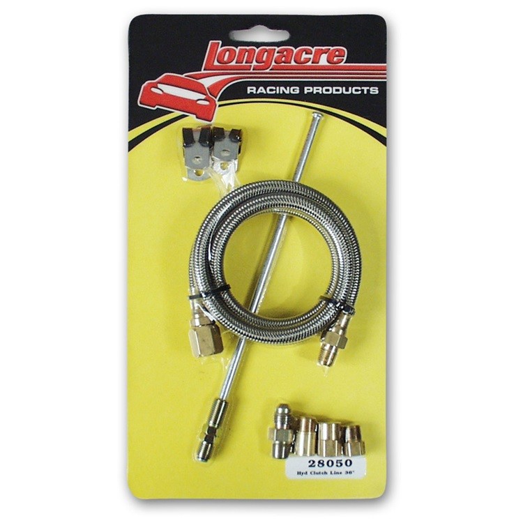 Longacre 28050 Hydraulic Clutch Line Kit Teflon Lined 36" For Suspended ...