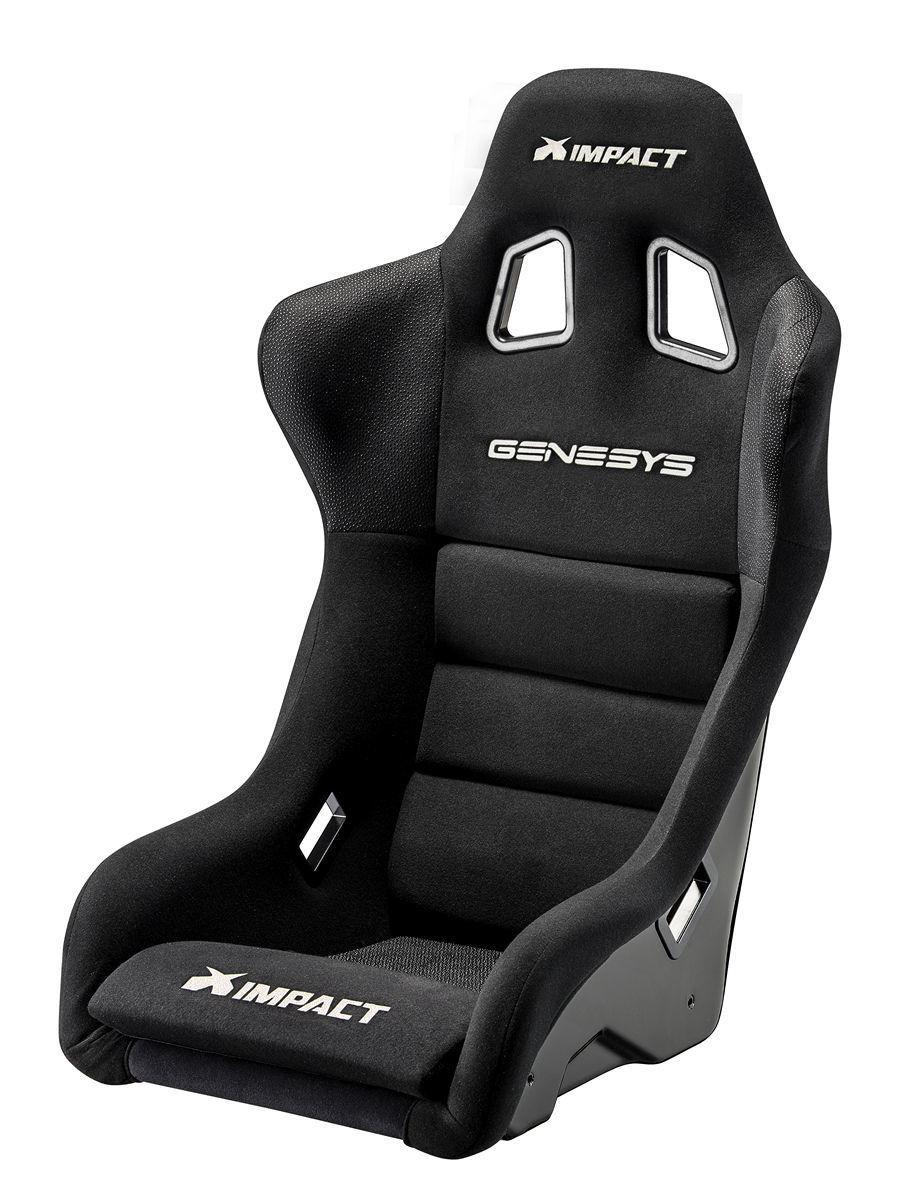 Impact Racing Seat Genesys Black Hard Shell