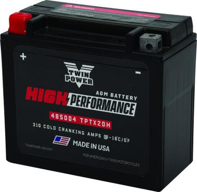 Twin Power Ytx20h High Performance Factory Activated Agm Battery