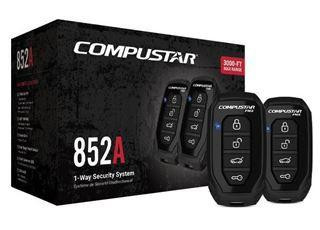 Compustar 1-Way 3000' Alarm Keyless W/ Siren