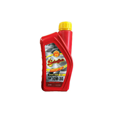 Schaeffer Oil Supreme 7000 10W-30 Synthetic Plus Racing Oil - 1 Quart