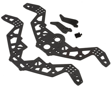 JConcepts Losi Mini LMT Carbon Fiber Chassis Set w/Wheelie Bar Black ...