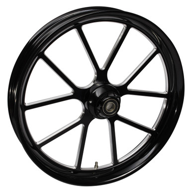 FTD Customs Black 21" Fat Front Motorcycle Wheel - Matrix