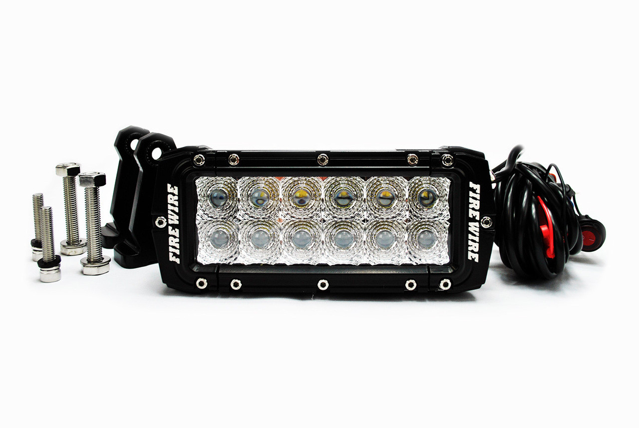 6 Inch Dual Row LED Light Bar - FIREWIRE LEDs