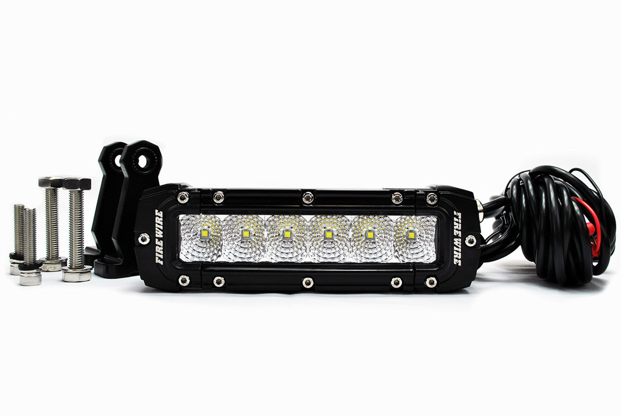 6 Inch Single Row LED Light Bar - FIREWIRE LEDs