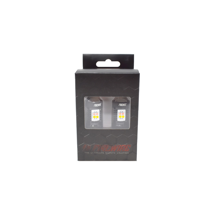 7443 Amber Front Turn Signal Bulbs - FIREWIRE LEDs