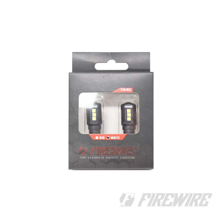 921 Red Third Break Light Bulb - FIREWIRE LEDs