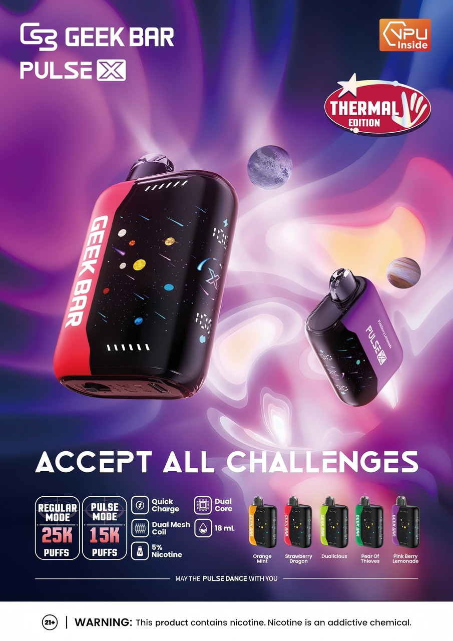 GEEK BAR PULSE X THERMAL EDITION 25,000 PUFFS