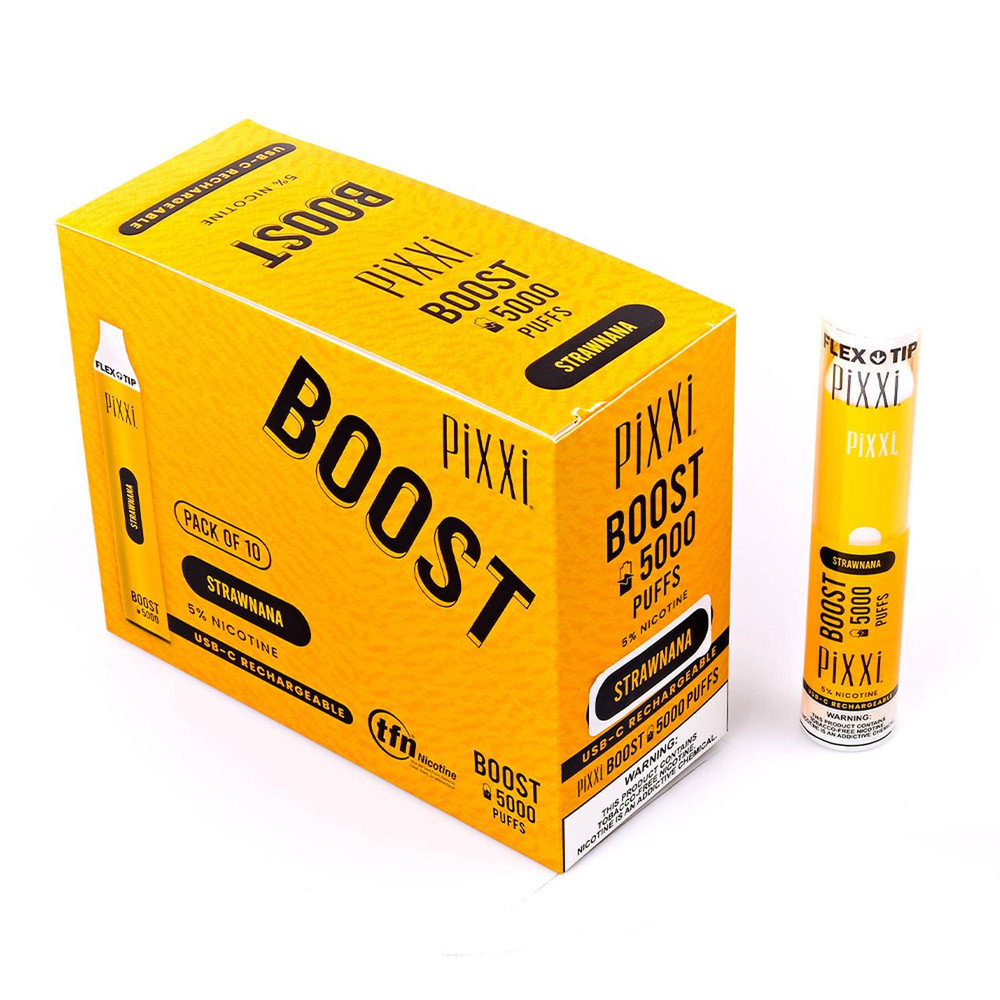 PIXXI BOOST 5% TFN NIC 5000 PUFFS RECHARGEABLE 10ML DISPOSABLE VAPE