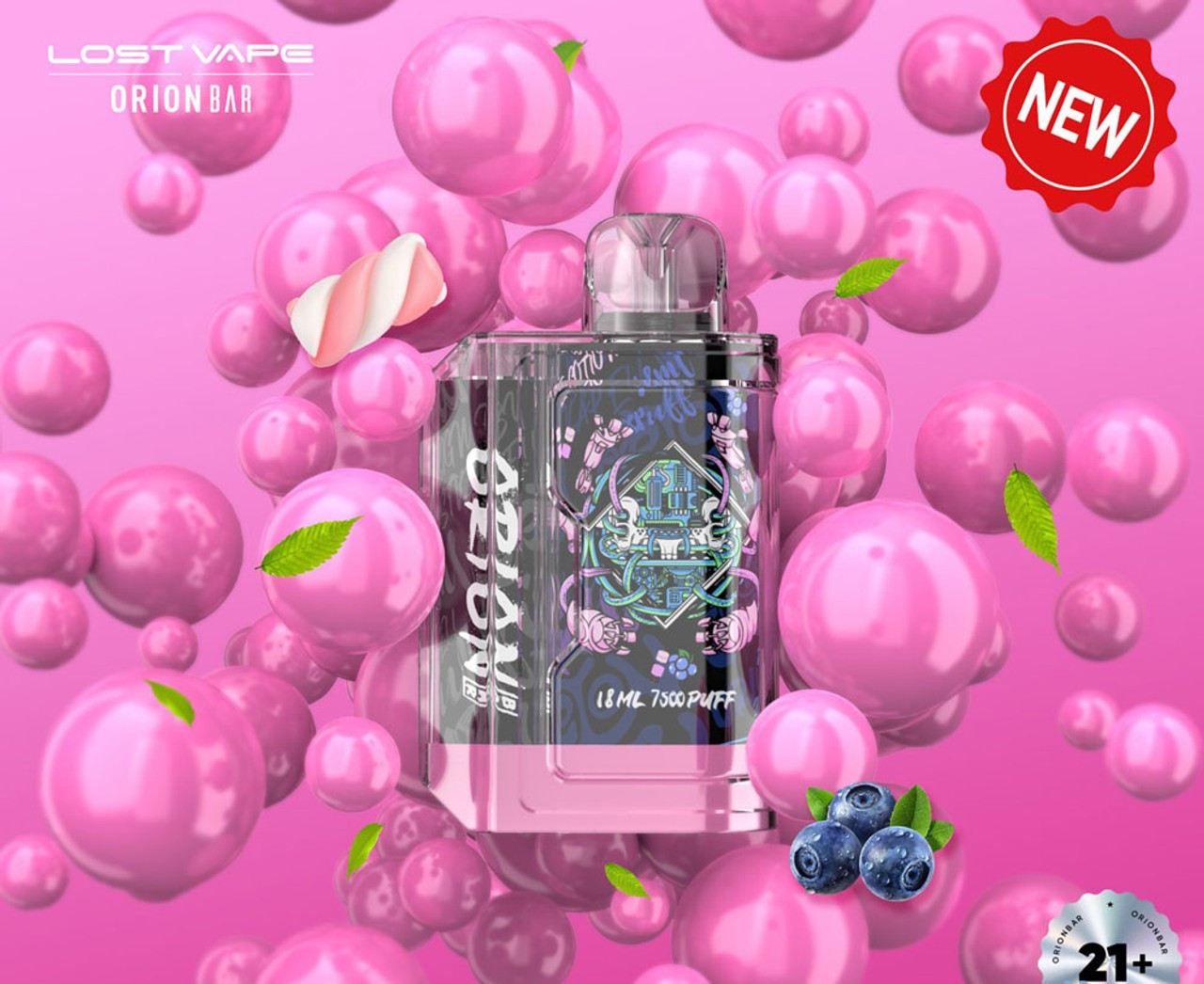 LOST VAPE ORION BAR DYNAMIC EDITION – 7500 PUFFS RECHARGEABLE ...