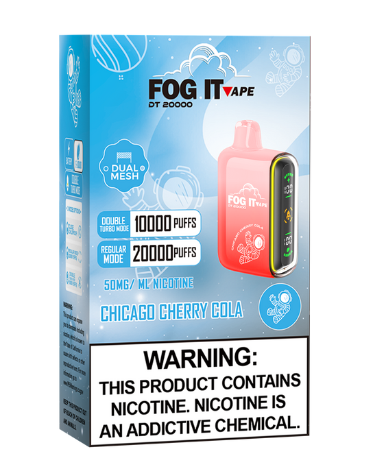 FOG IT DT20000 20000 PUFF DISPOSABLE – MASSIVE CLOUDS, FAST SHIPPING ...