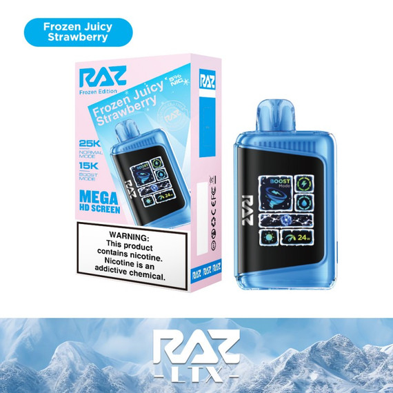RAZ LTX 5% NIC 25,000 PUFFS DISPOSABLE VAPE – 123VAPE
