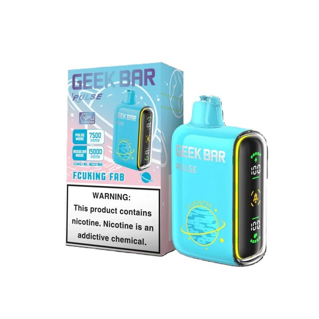 GEEK BAR PULSE 5% NIC 15000 PUFFS VAPE - FCUKING FAB - 123VAPE