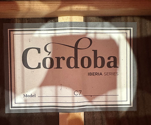 Cordoba C7 Classical Guitar - Guitar Village