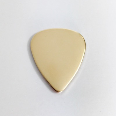 14k gold Guitar Pick with your custom message engraved. Perfect for ...