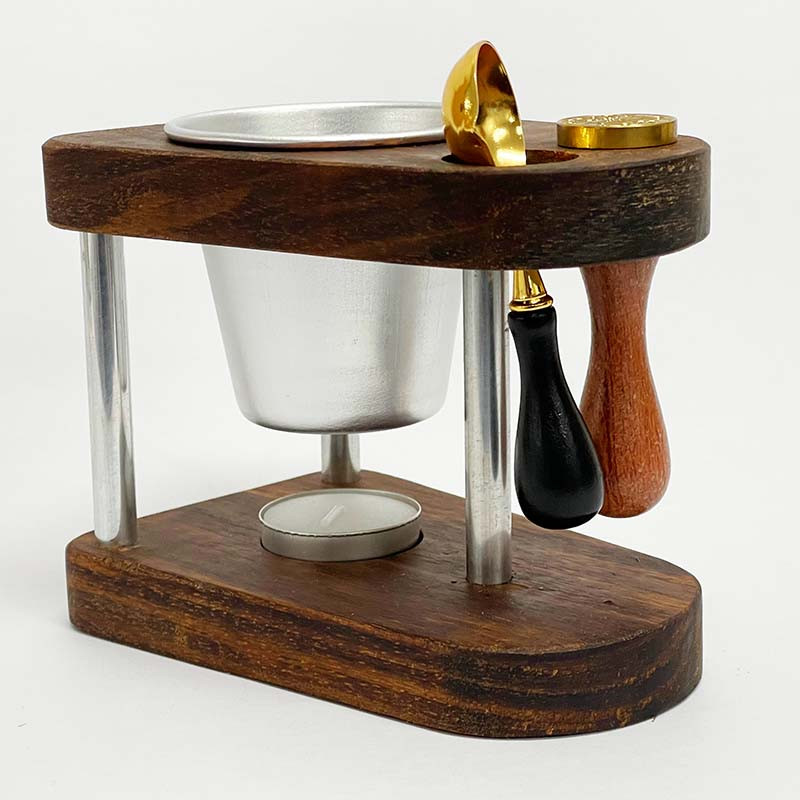 Deluxe Personal Wax Melting with Seal and Ladle storage