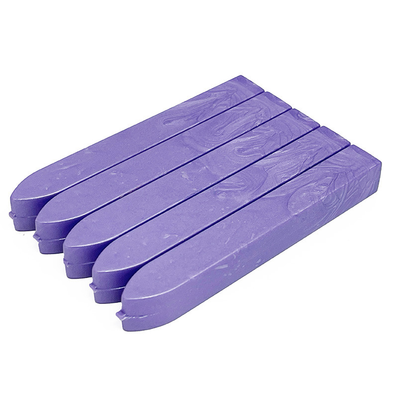 5 X Sticks of PEARL PURPLE wax | Seals4You