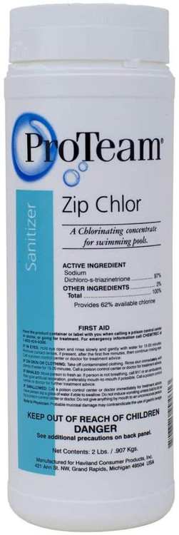 ProTeam Pool Zip Chlor 2lb | Fast Shipping | Save Now