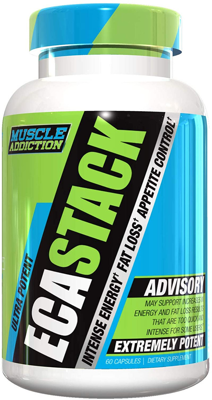 Muscle Addiction ECA Stack Thermogenic Fat Burner, 60 Capsules
