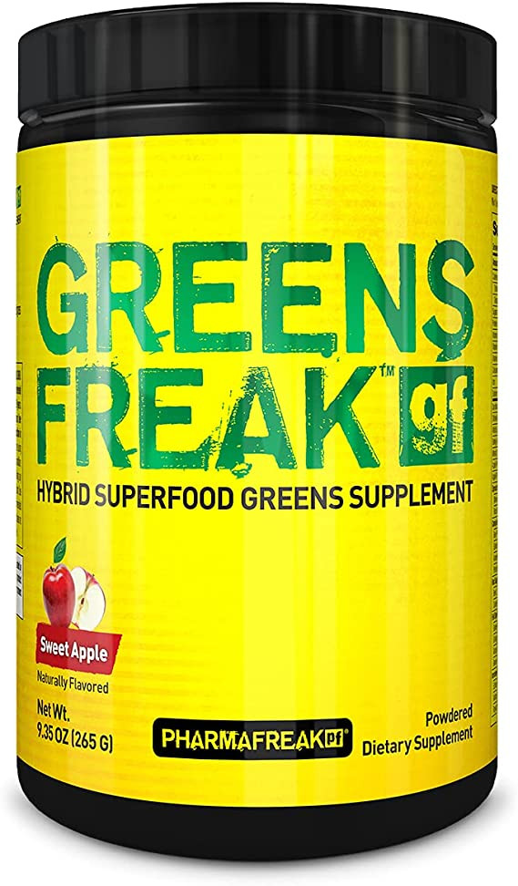 PHARMAFREAK GREENS FREAK HYBRID SUPERFOOD GREENS SUPPLEMENT SWEET APPLE ...