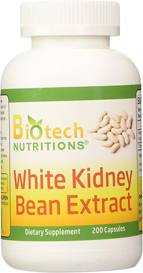 BIOTECH WHITE KIDNEY BEAN EXTRACT, 200 CAPSULES - HD Nutraceuticals