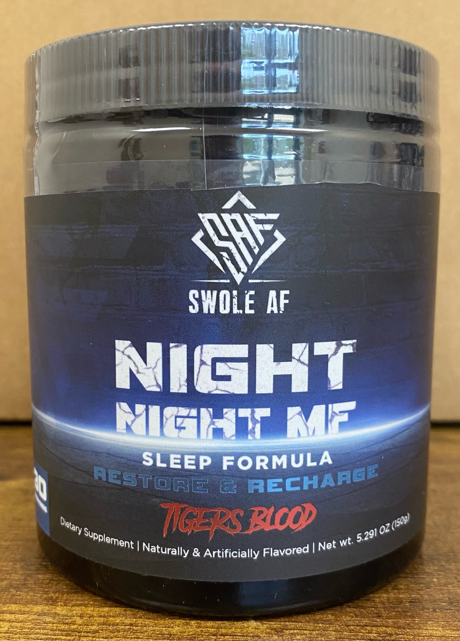 SWOLE AF NIGHT NIGHT MF SLEEP FORMULA TIGERS BLOOD, 30 SERVINGS - HD ...
