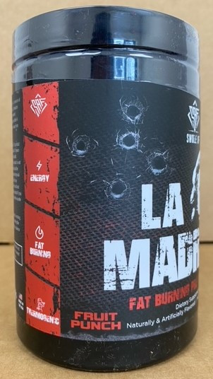 SWOLE AF LA MADRINA FAT BURNING PRE-WORKOUT FRUIT PUNCH, 30 SERVINGS ...