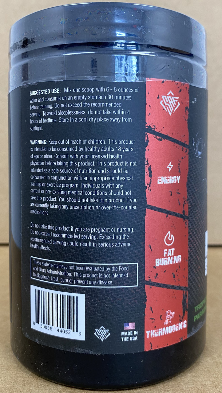 SWOLE AF LA MADRINA FAT BURNING PRE-WORKOUT FRUIT PUNCH, 30 SERVINGS ...