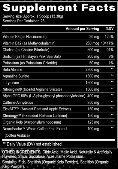BLACK MAGIC VILLAIN EXTREME PRE-WORKOUT MAD MELON, 25 SERVINGS - HD ...