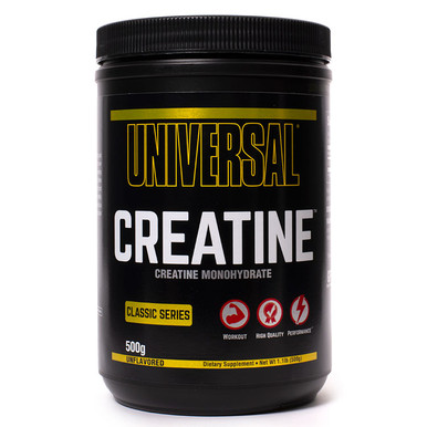 UNIVERSAL CREATINE MONOHYDRATE UNFLAVORED, 100 SERVINGS - HD Nutraceuticals